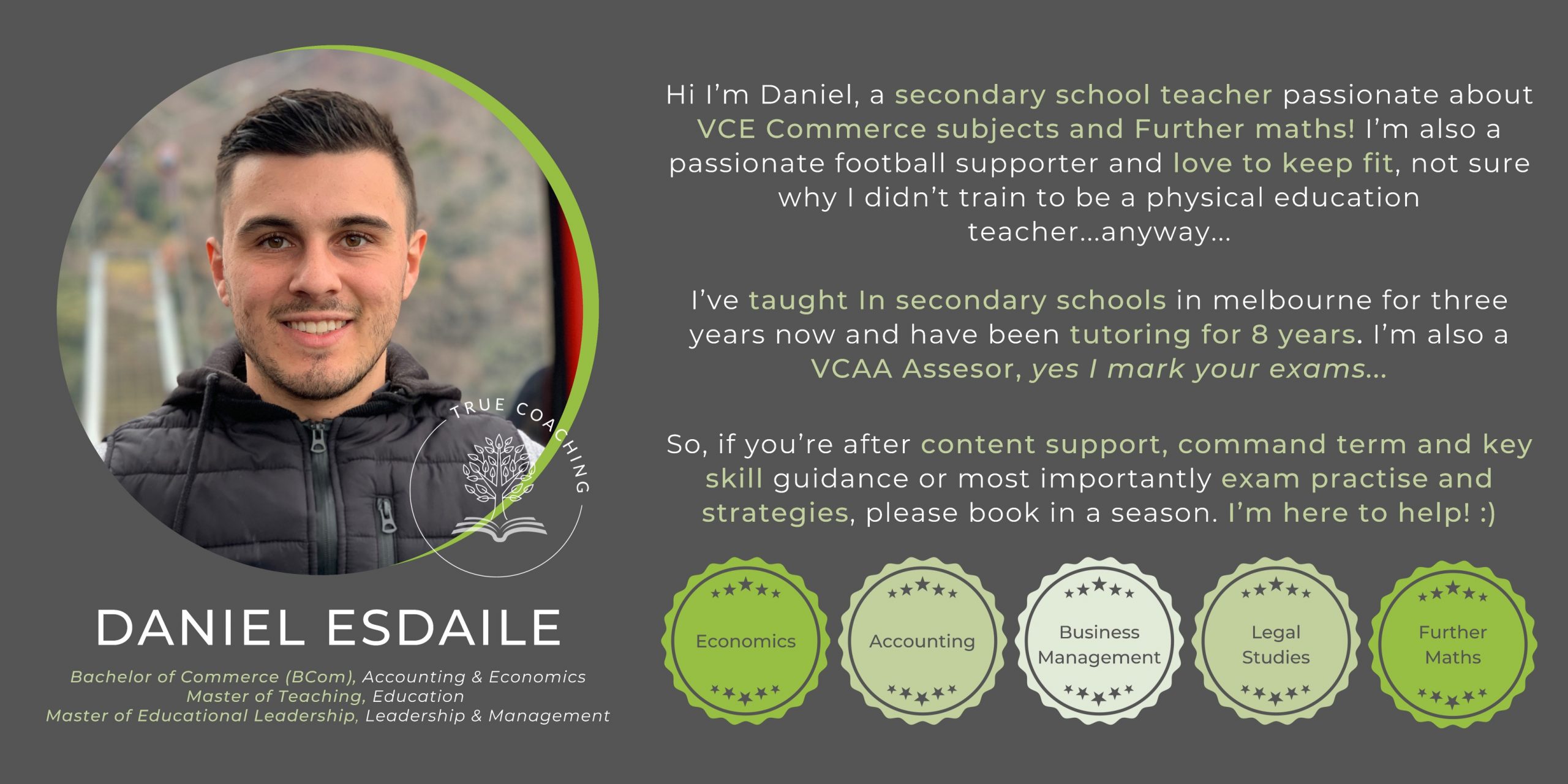 Subject Help – True Coaching