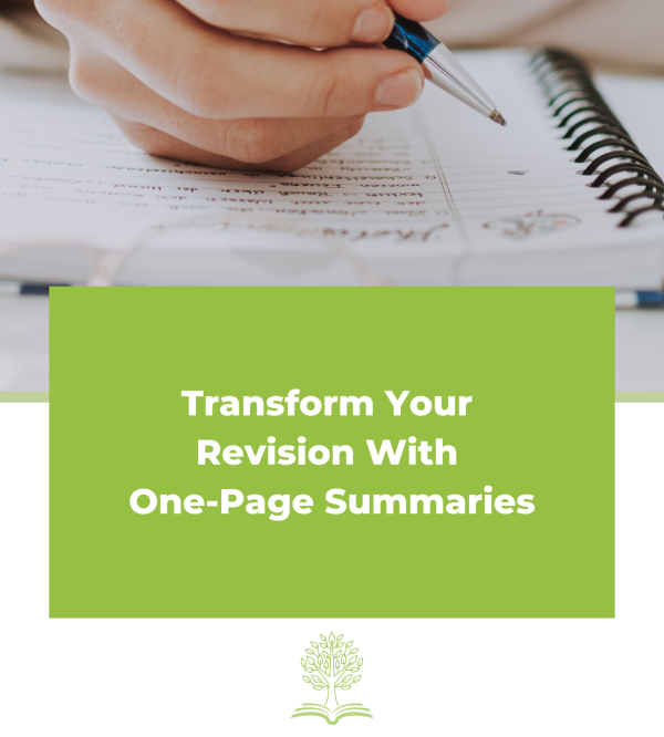 Transform Your Revision With One-Page Summaries - True Coaching